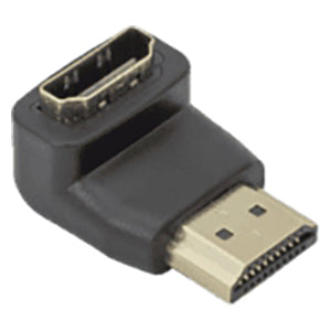 Sbox HDMI Female To HDMI Male 90° Adapter - Black | DID.ie - DID Electrical
