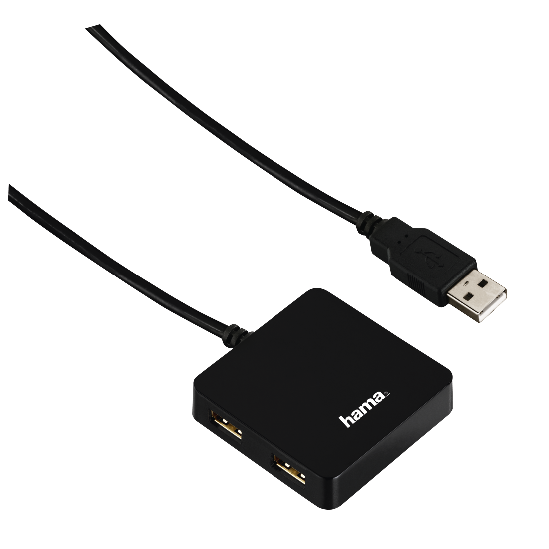 Hama 0.3M Buspowered 4 Ports USB 2.0 Hub Black - 121318 | DID.ie - DID ...