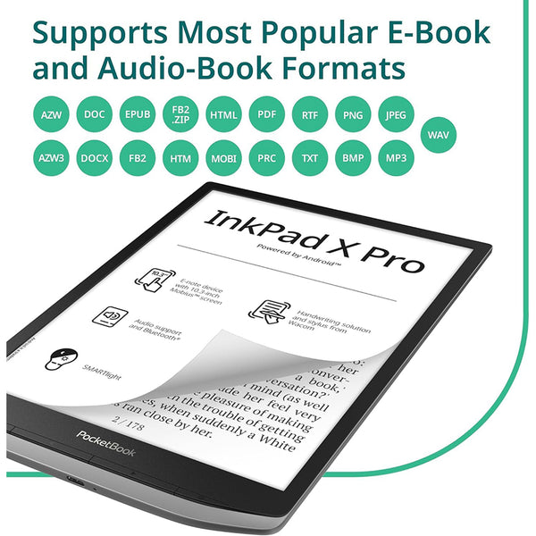 PocketBook Inkpad X Pro 10.3" Touchscreen eReader Tablet | DID.ie - DID ...