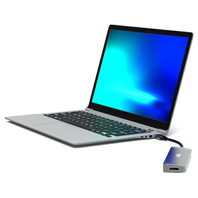 Port Connect 4K USB-C Docking Station with 100W Power Delivery - Grey ...