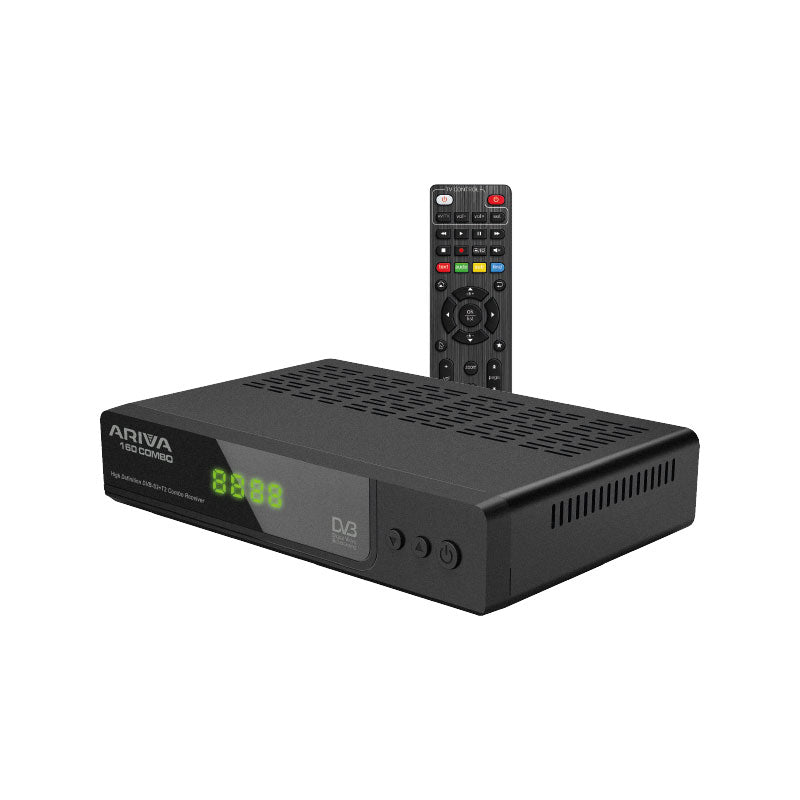 Ferguson Ariva 160 Combo Satellite Receiver Set Top Box - Black | DID ...