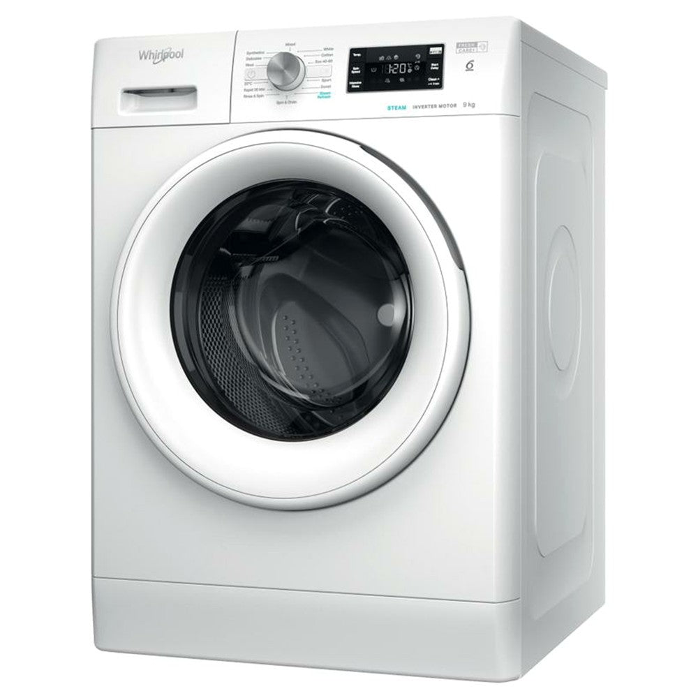Whirlpool 6TH SENSE 9KG 1400RPM Freestanding Washing Machine - White ...