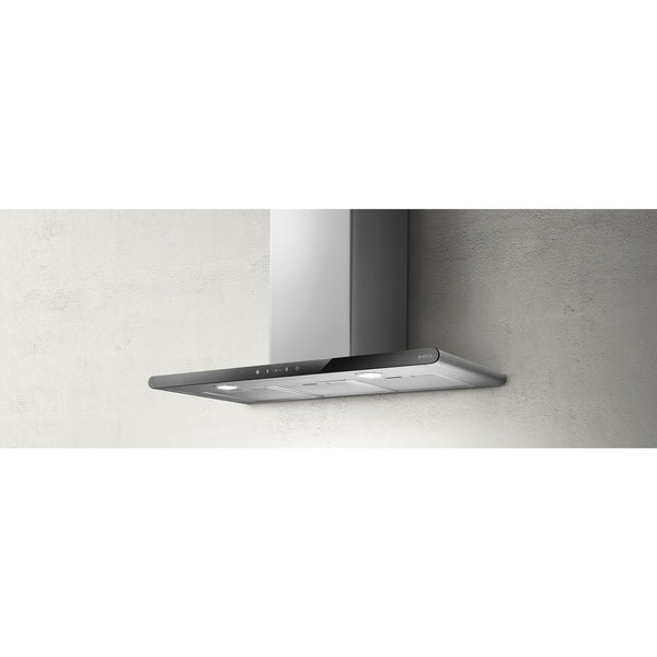 Elica 80cm Chimney Cooker Hood - Stainless Steel & Black Glass | DID.ie ...