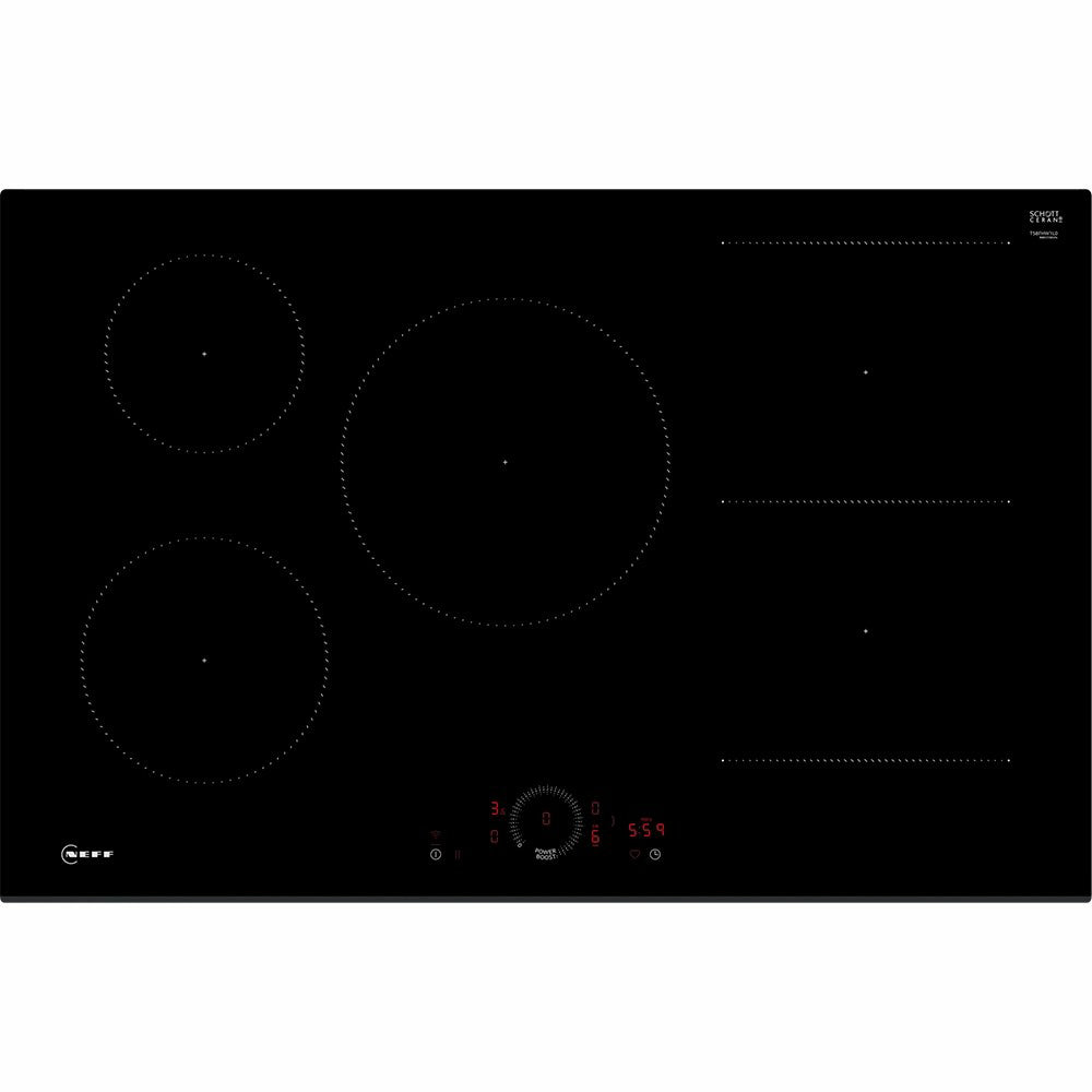 Neff N 70 80CM 5 Zone Induction Hob - Black | DID.ie - DID Electrical