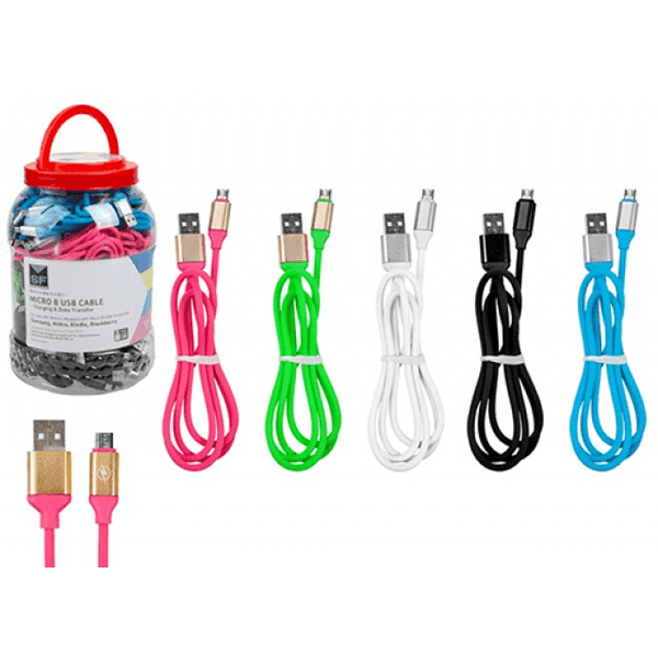 MSF 0.95M Micro USB Fast Charge & Sync Cable - Assorted | DID.ie - DID ...