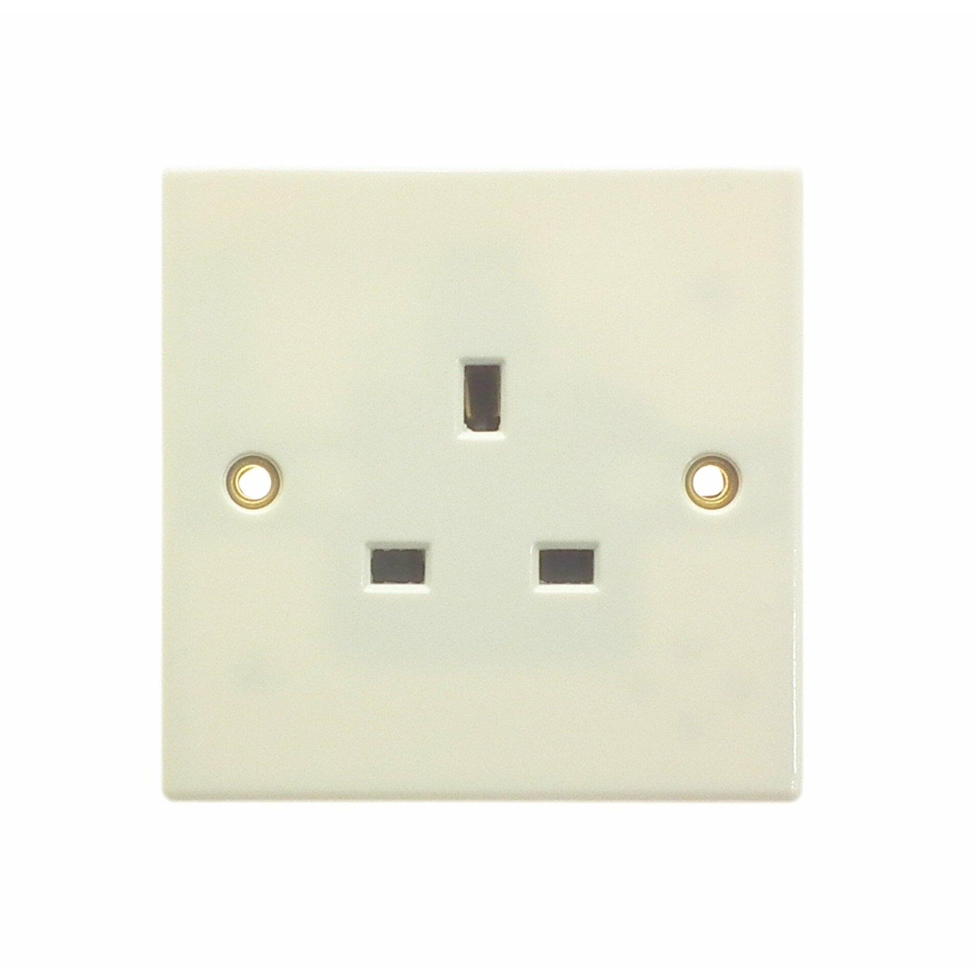 Powermaster 13 Amp 1 Gang Socket - White | DID.ie - DID Electrical