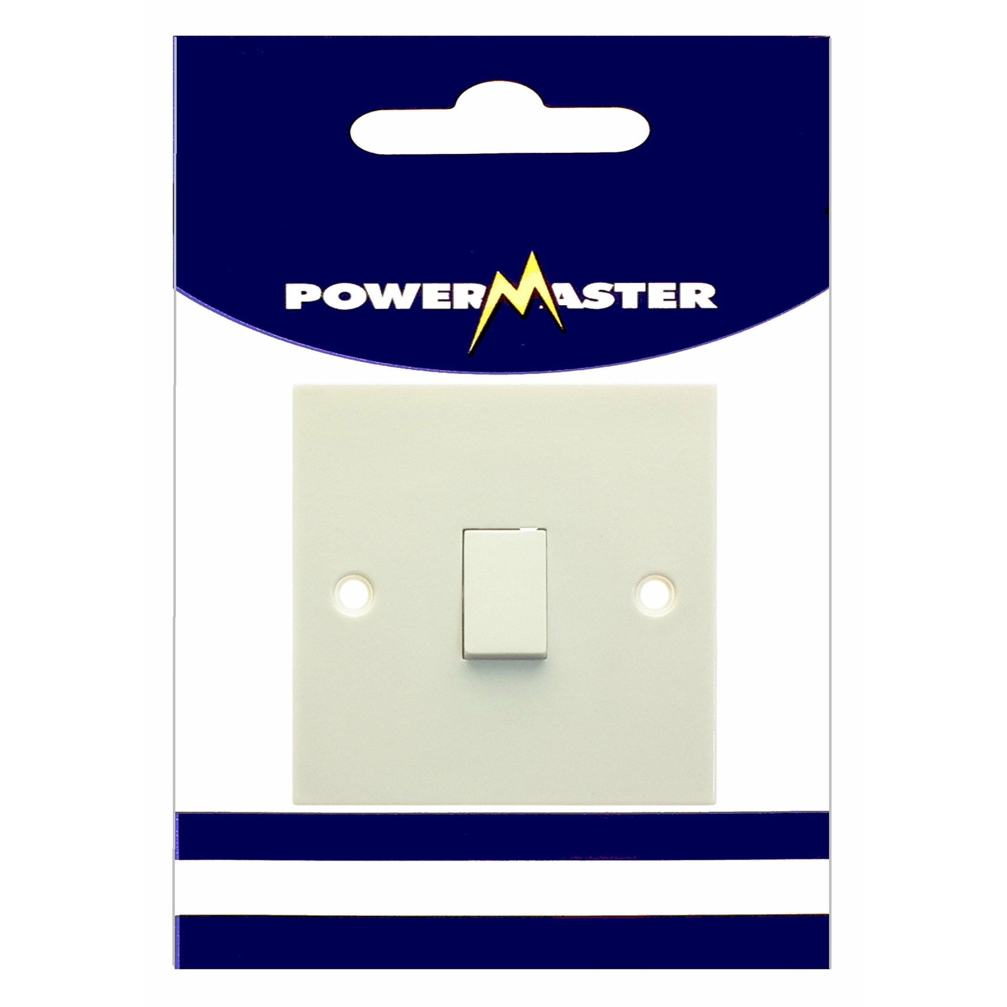 Powermaster 6A 1 Gang 1 Way Switch - White | DID.ie - DID Electrical