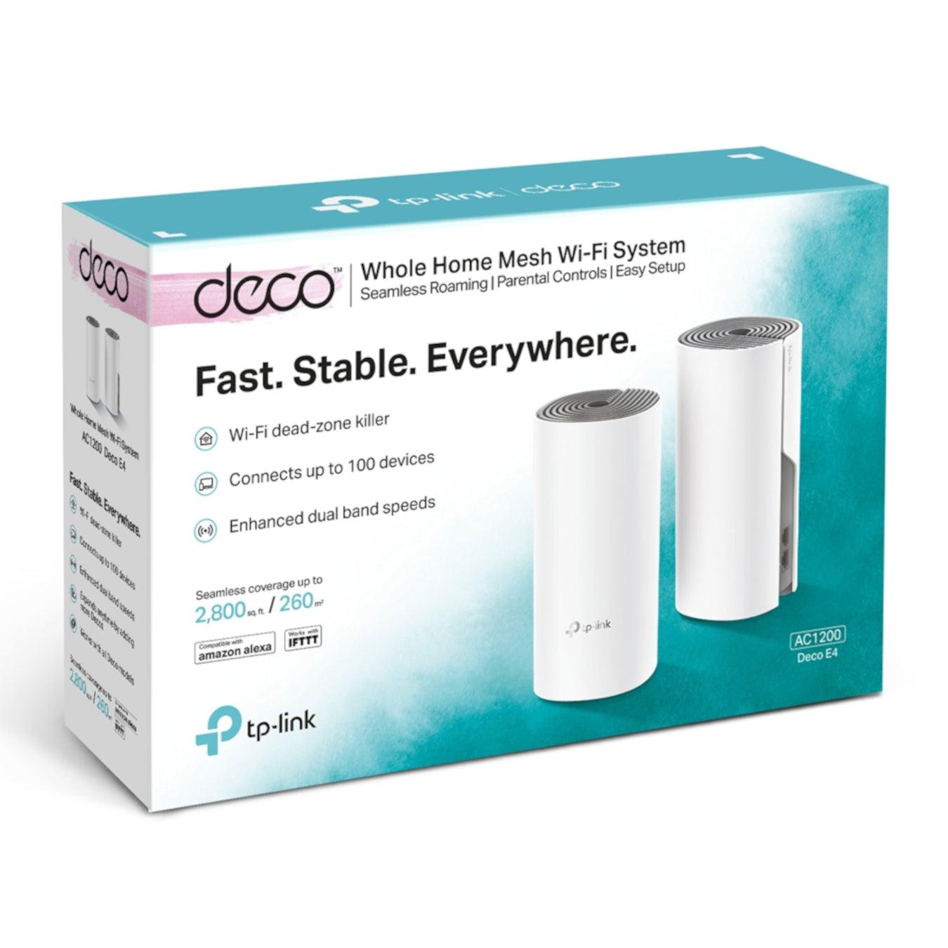 TP-Link Deco E4 Whole Home Mesh Wi-Fi System DECOE4 (2 pack) | DID.ie ...